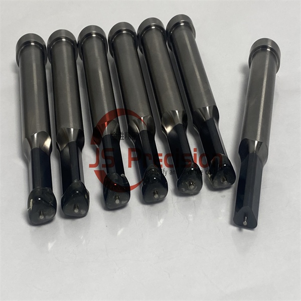JS PRECISION CUTOM TRIANGLE EJECTOR PUNCHES WITH TICN COATING, ISO 8020 ...