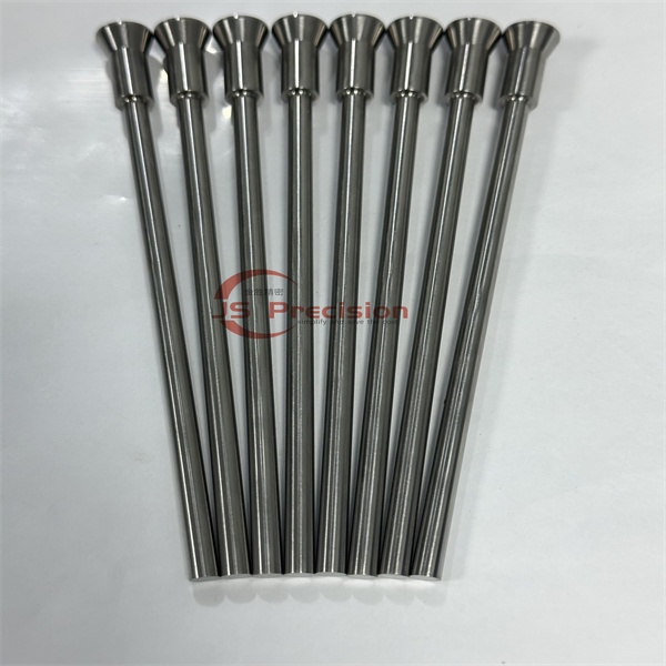JS PRECISION CONICAL HEAD EJECTOR PINS, STEEL HARDENED STANDARD MOLD ...