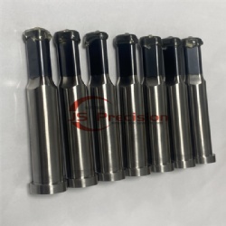 JS PRECISION CUTOM TRIANGLE EJECTOR PUNCHES WITH TICN COATING, ISO 8020 ...
